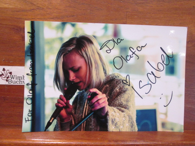 Original Autogramm Isabel /// Autogramm Autograph signiert signed ...