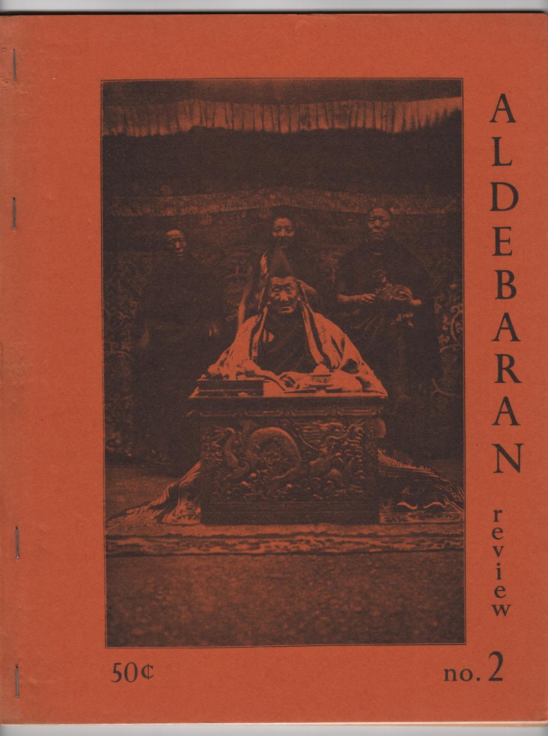Aldebaran Review 2 (1968) - includes TLS letter to David Meltzer from ...