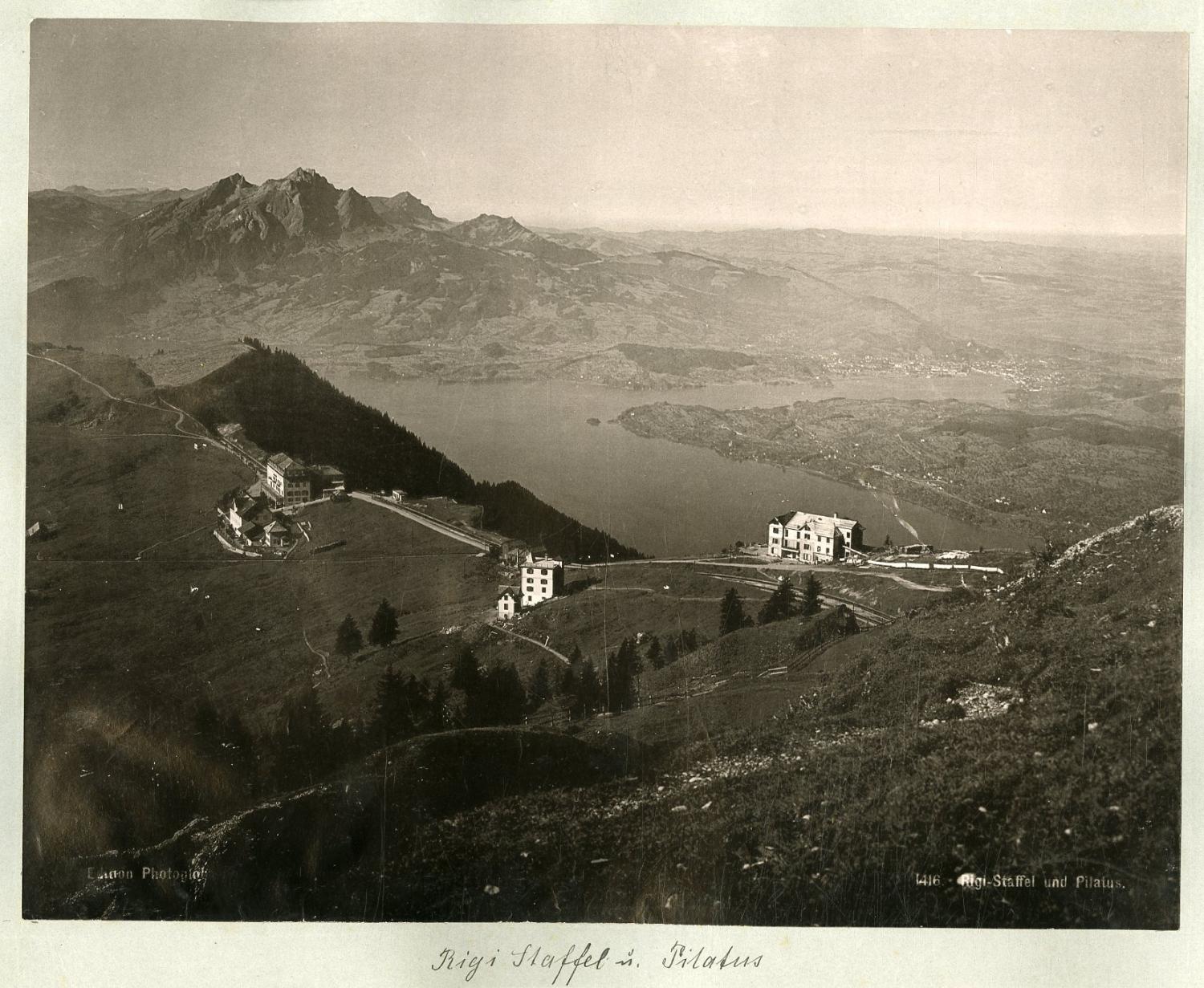 Suisse, Rigi, Rigi Staffel und Pilatus von Photographie originale ...