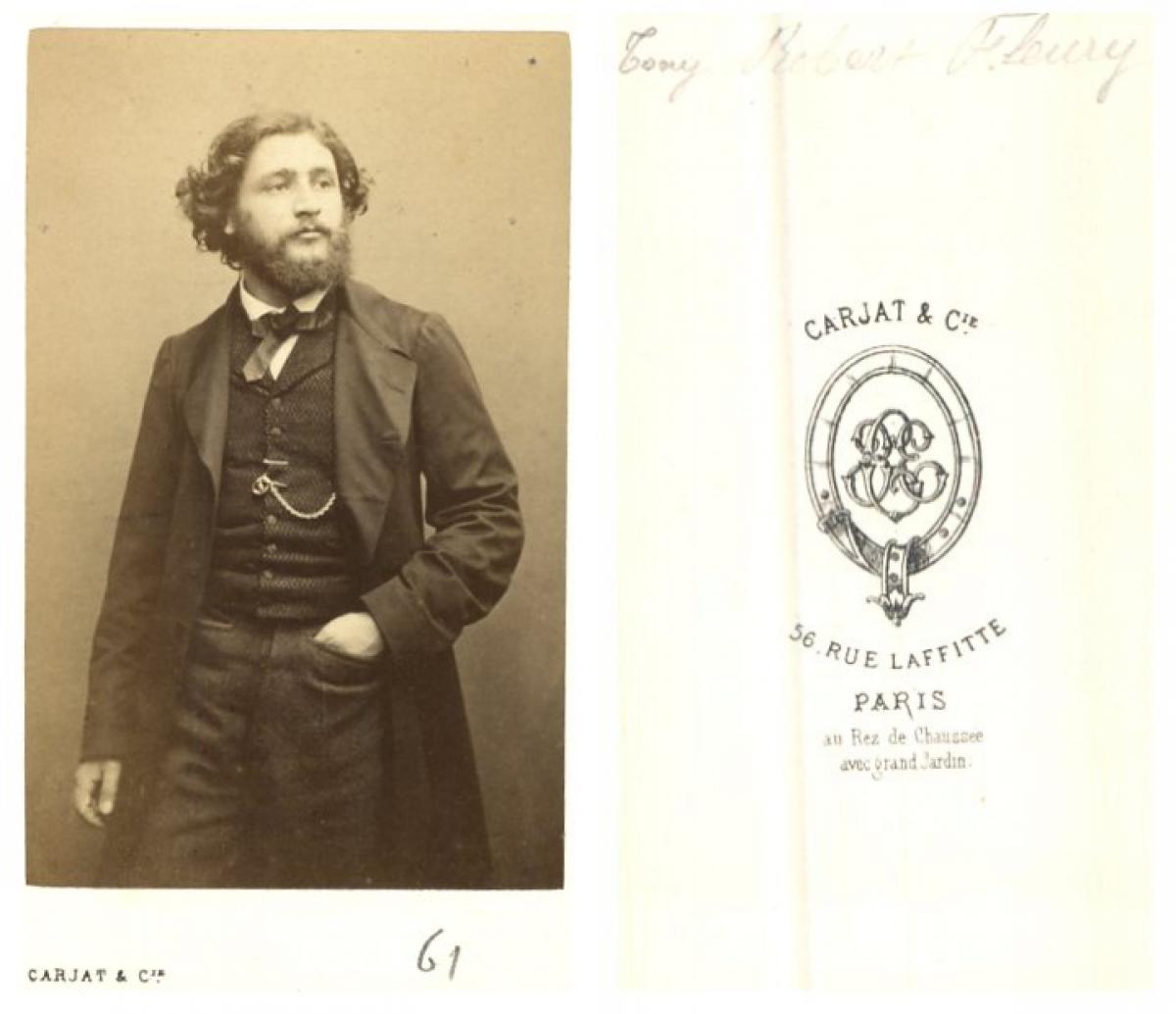 Carjat, Paris, Tony Robert Fleury, peintre by Photographie originale ...