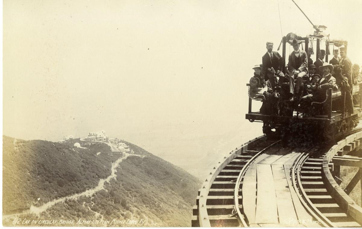 U.S.A., Mount Lowe Railway by Photographie originale / Original ...