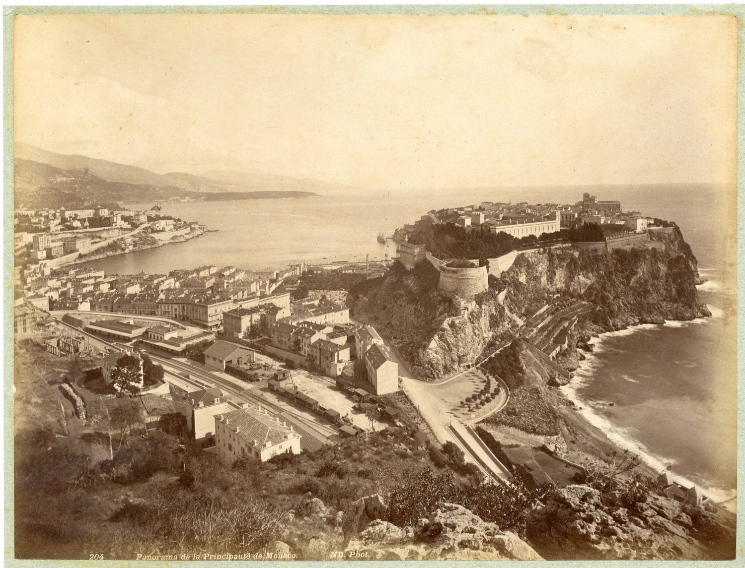 ND, Panorama de la Principauté de Monaco by Photographie originale ...