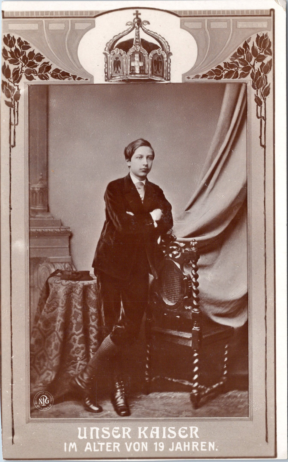 Unser Kaiser, Wilhelm II _ 19 Jahren by Photographie originale ...