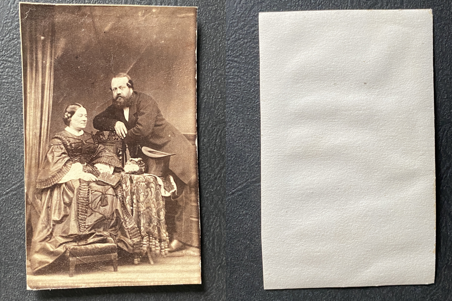 Couple en pose, circa 1860 by Photographie originale / Original ...