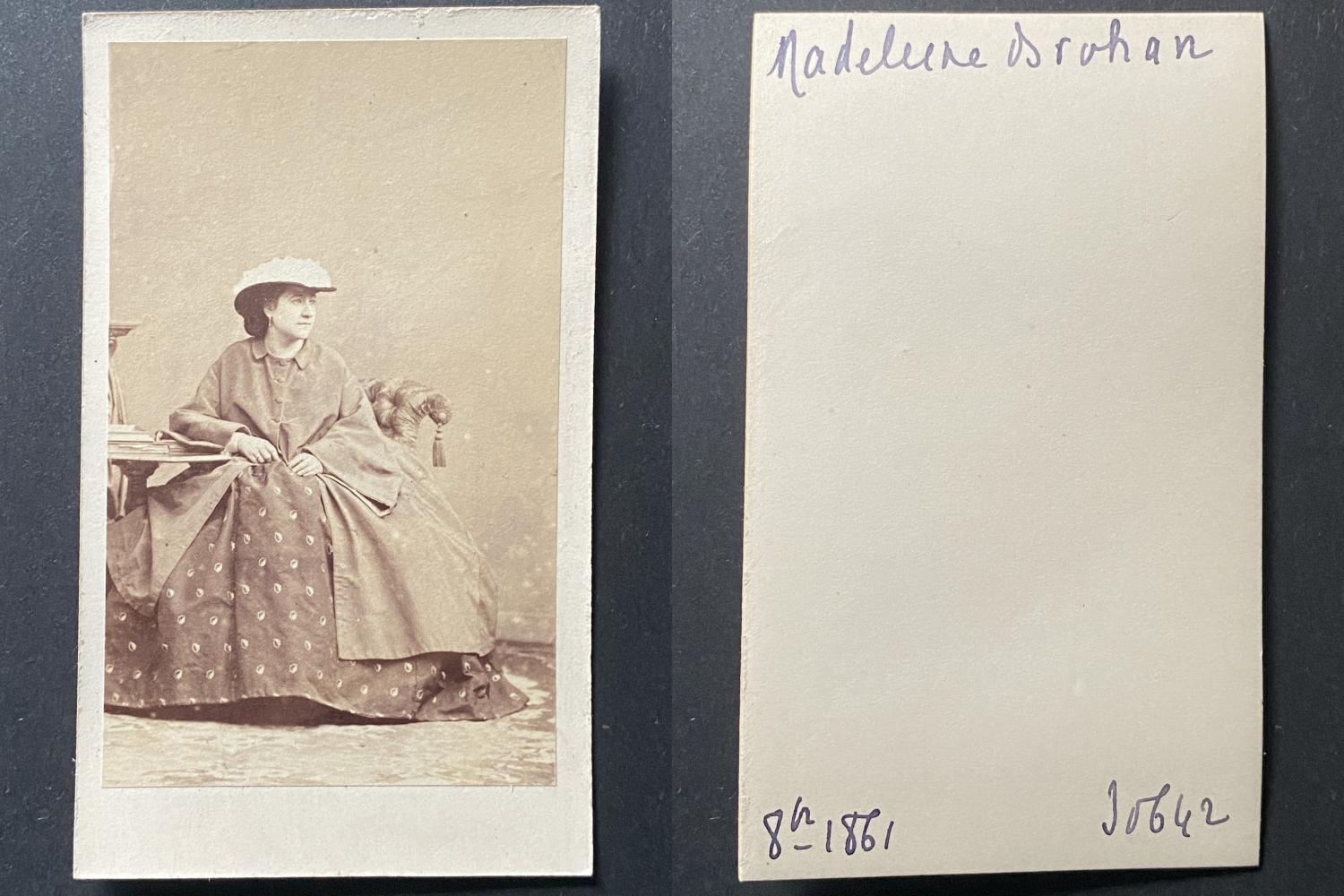 Madeleine Brohan, actrice de la Comédie Française, Archives Disdéri ...