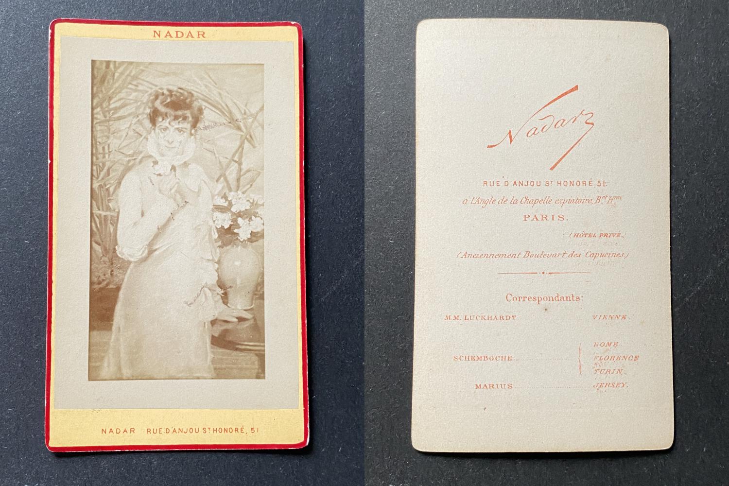 Nadar, Paris, Actrice ou modèle à identifier, circa 1890 by ...