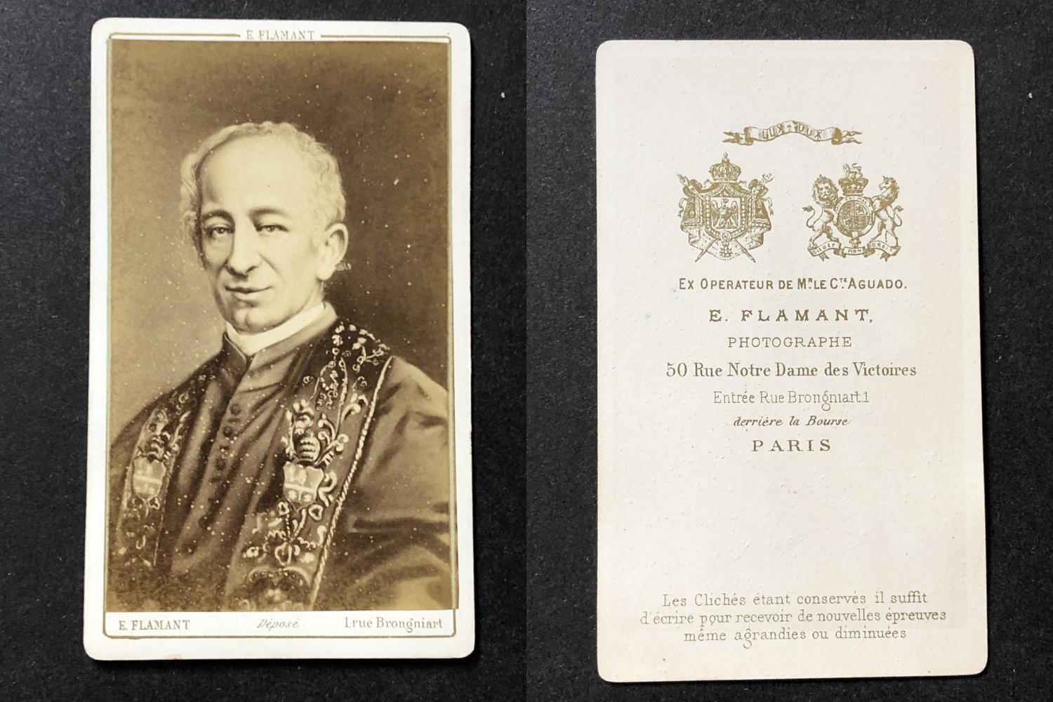 Flamant, Paris, Le Pape Léon XIII, circa 1875 von Photographie ...