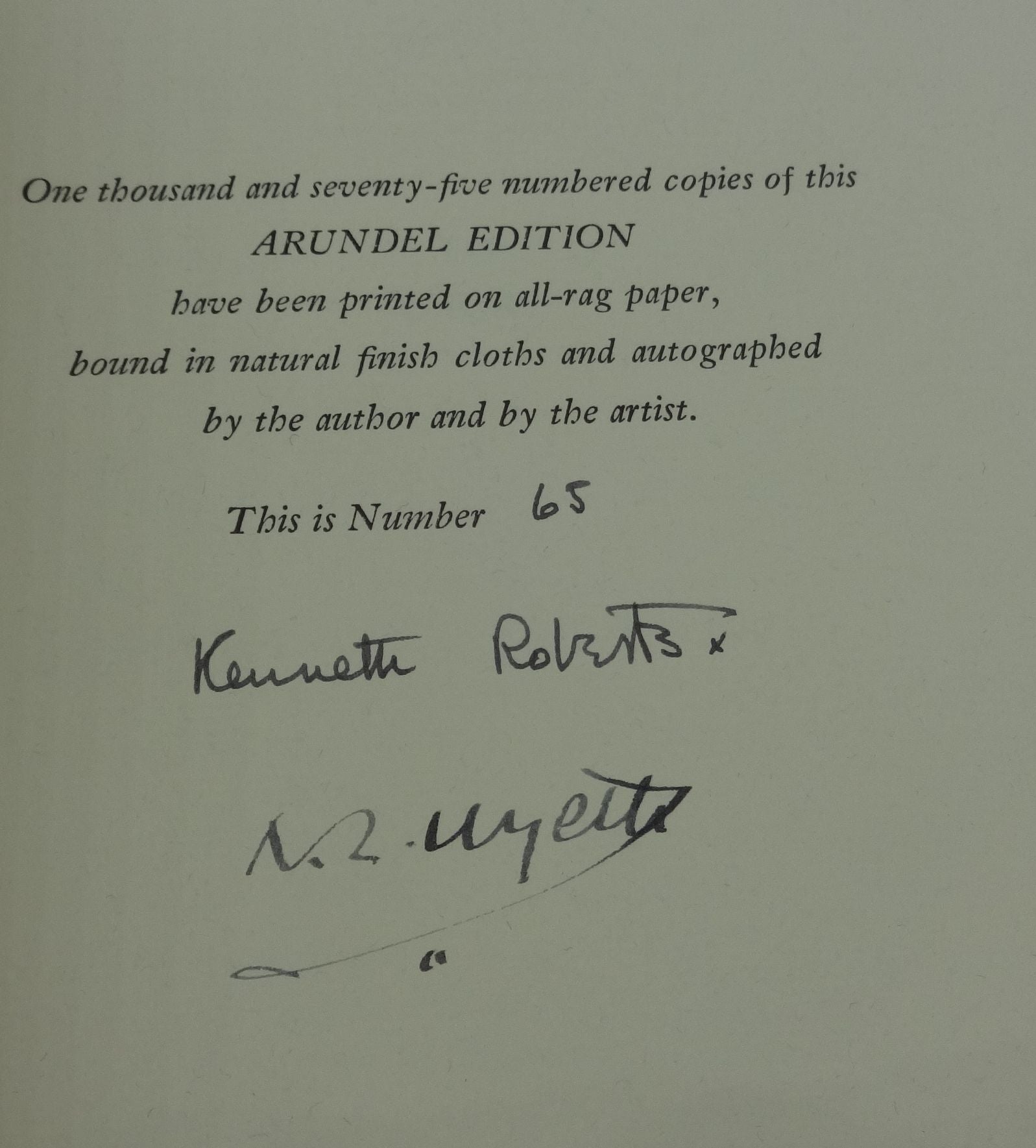 TRENDING INTO MAINE (SIGNED LIMITED EDITION by Roberts, Kenneth: Fine ...