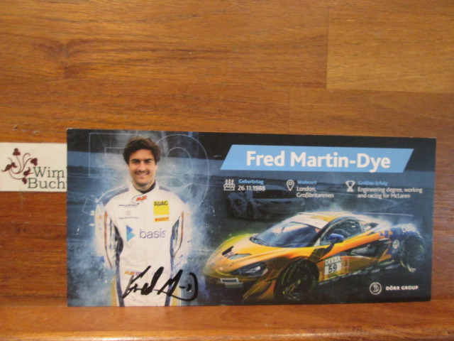 Original Autogramm Fred Martin-Dye /// Autogramm Autograph signiert ...