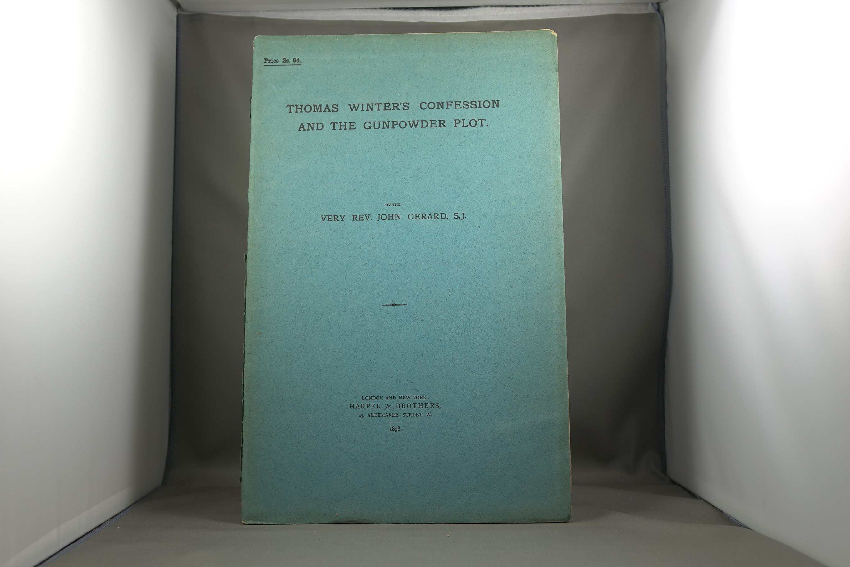 Thomas Winter's confession and the gunpowder plot. par GERARD ( Rev ...