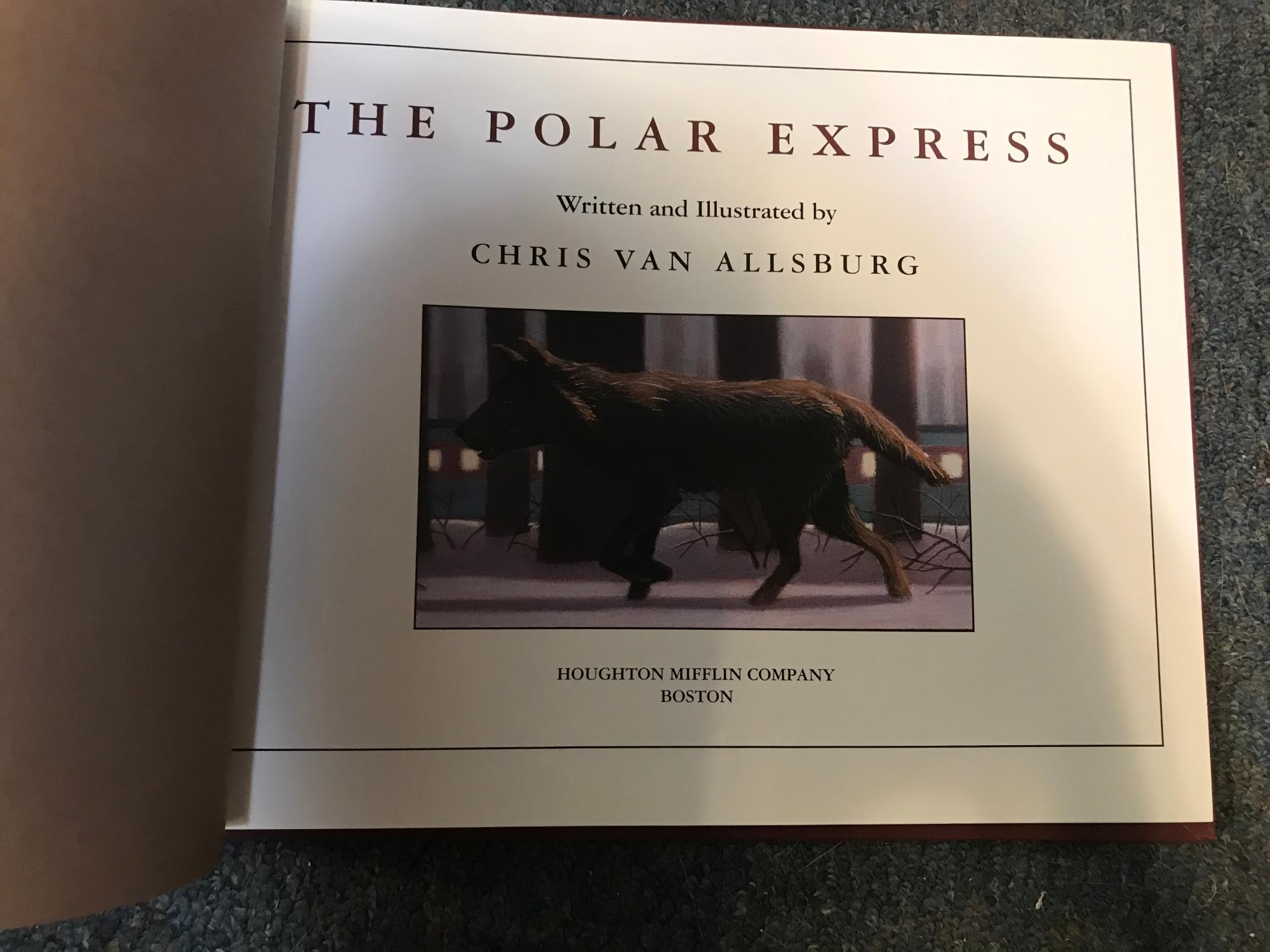 The Polar Express by Van Allsburg, Chris: Good Cloth (1985) Reprint ...