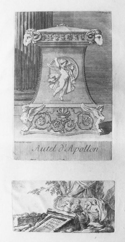 Autel d' Apollon / Altar de Apolo by Barbault, Jean (1718-1762): (1761 ...