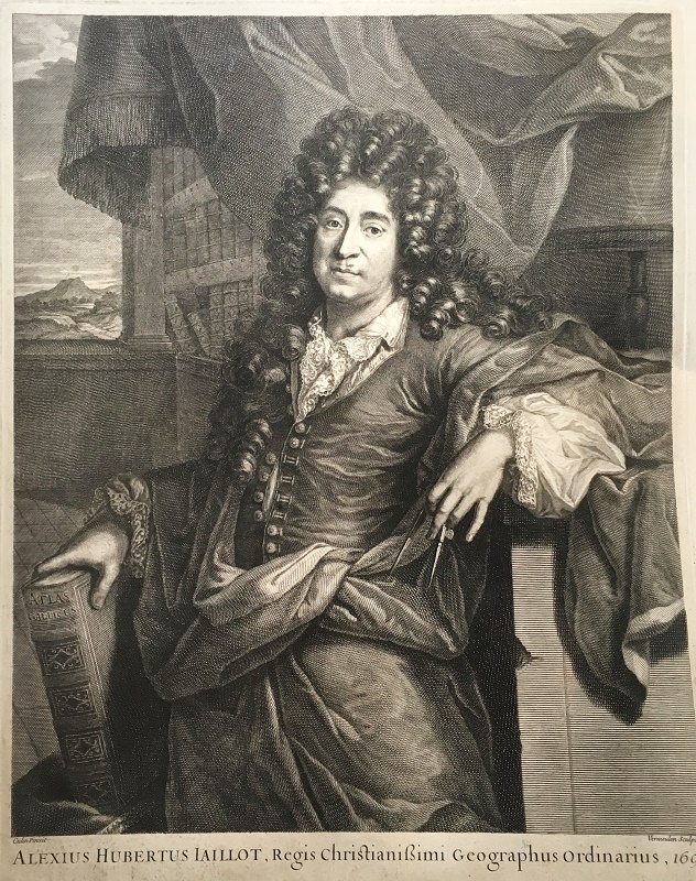 Retrato de Hubert Alexis Jaillot by Jaillot, Hubert Alexis (c.1632-1712 ...