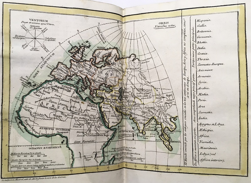 Atlas Elemental Antiguo o Colección de Mapas para enseñar a los Niños ...