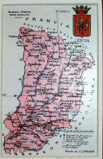 Mapa de Lerida by Postal antigua: (1900) Art / Print / Poster | Frame