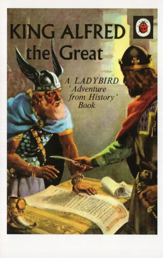 King Alfred The Great First Edition Ladybird Book Postcard: Manuscript ...