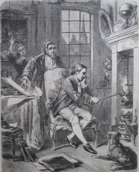 Porträt. "Die Entdeckung der Dampfkraft". Holzstich (anonym ...