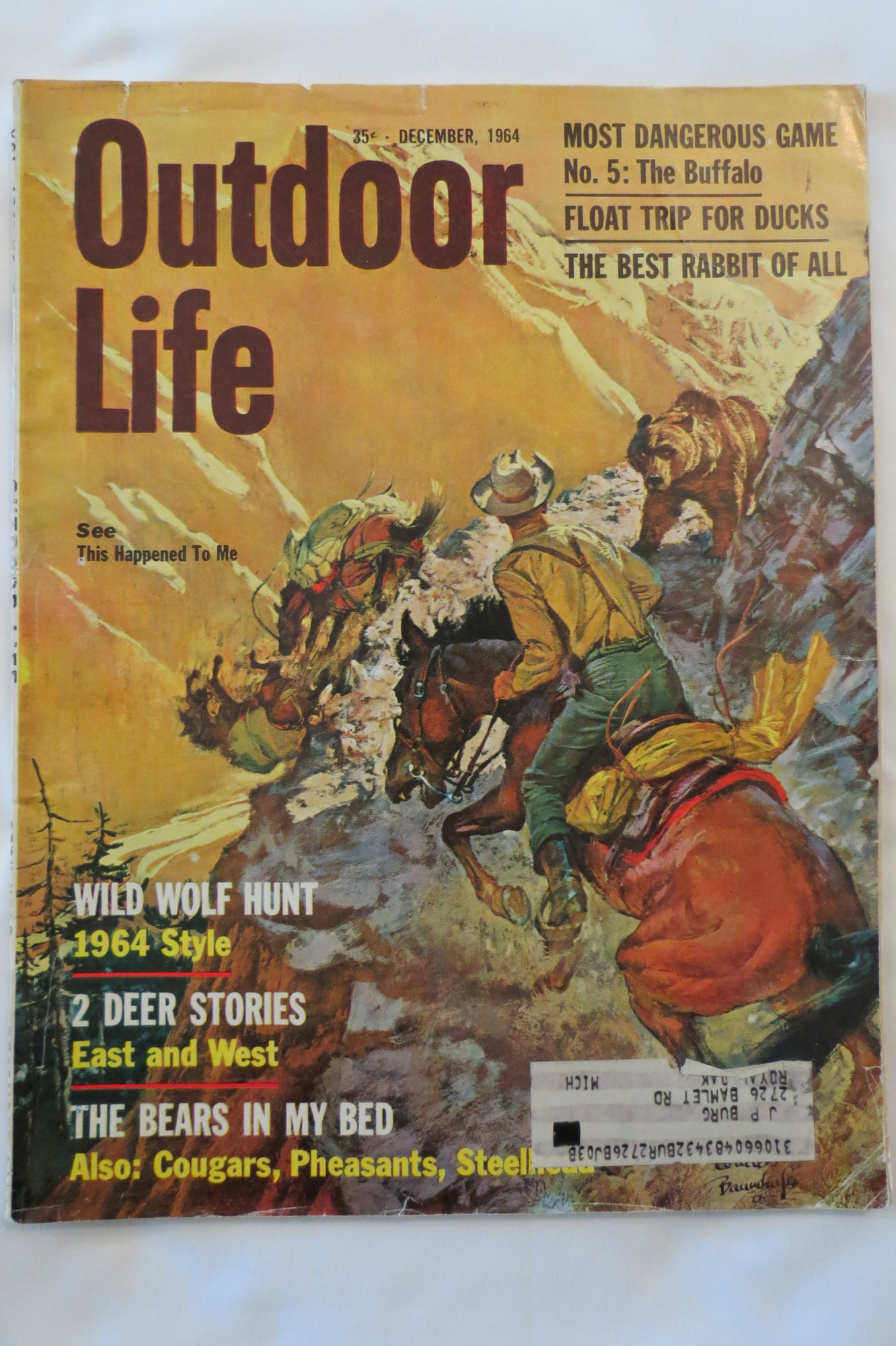OUTDOOR LIFE MAGAZINE, DECEMBER 1964: (1964) Magazine / Periodical ...