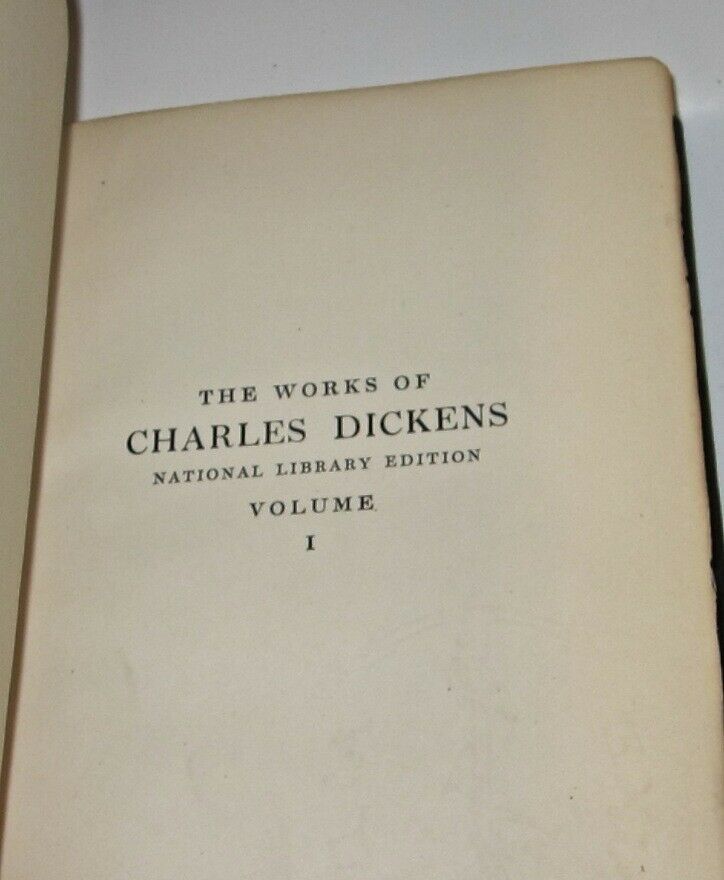 The Works Of Charles Dickens National Library Edition Complete 40 Volume Set By Dickens