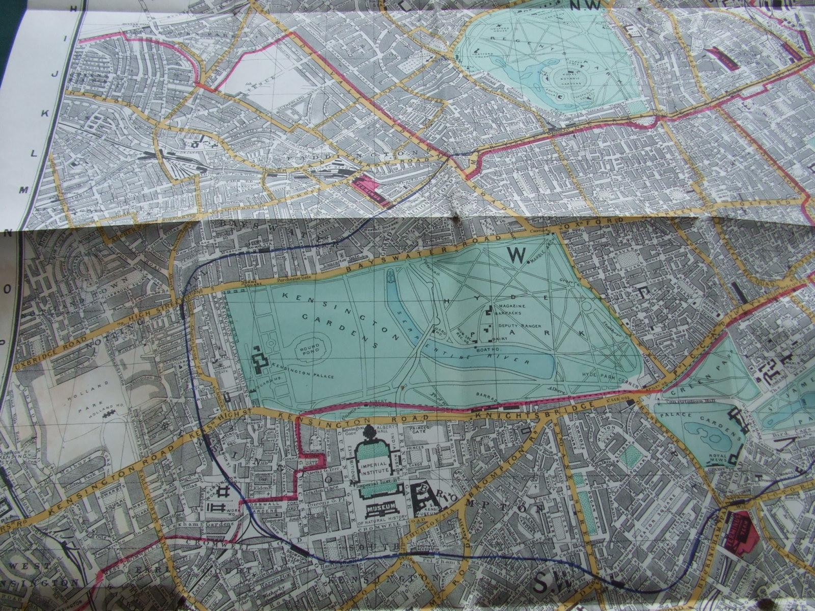 Distance Map of London with the Recent Improvements de Reynolds James ...