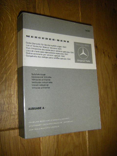 Mercedes-Benz. Code-Übersicht für Sonderausführungen (SA ...