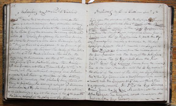 Manuscript Medical Lecture Notebook of Dr. Robert K. Smith, one-time ...