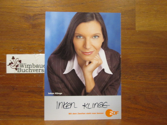 Original Autogramm Inken Klinge ZDF /// Autogramm Autograph signiert ...