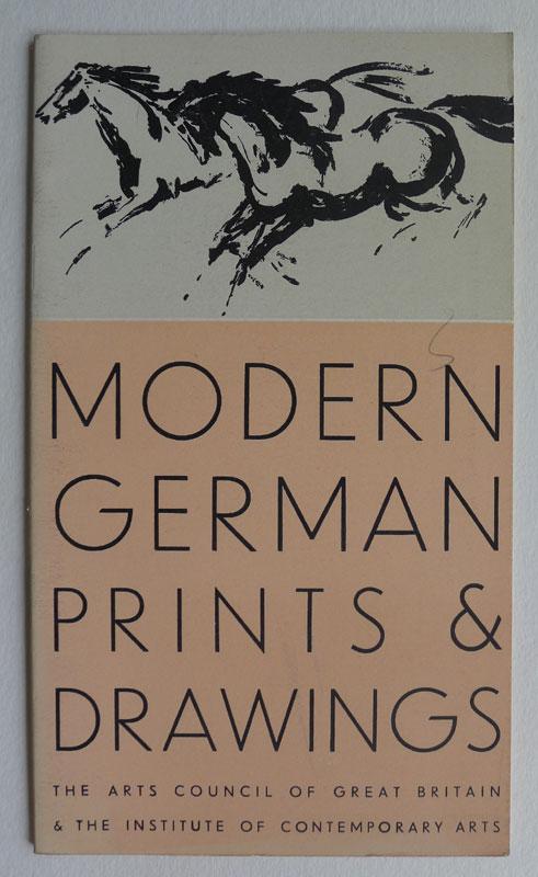 Modern German Prints and Drawings. by German Art.: Very Good Soft cover ...