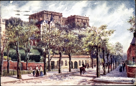 Künstler Ansichtskarte / Postkarte Flower, Charles, Nottingham East ...