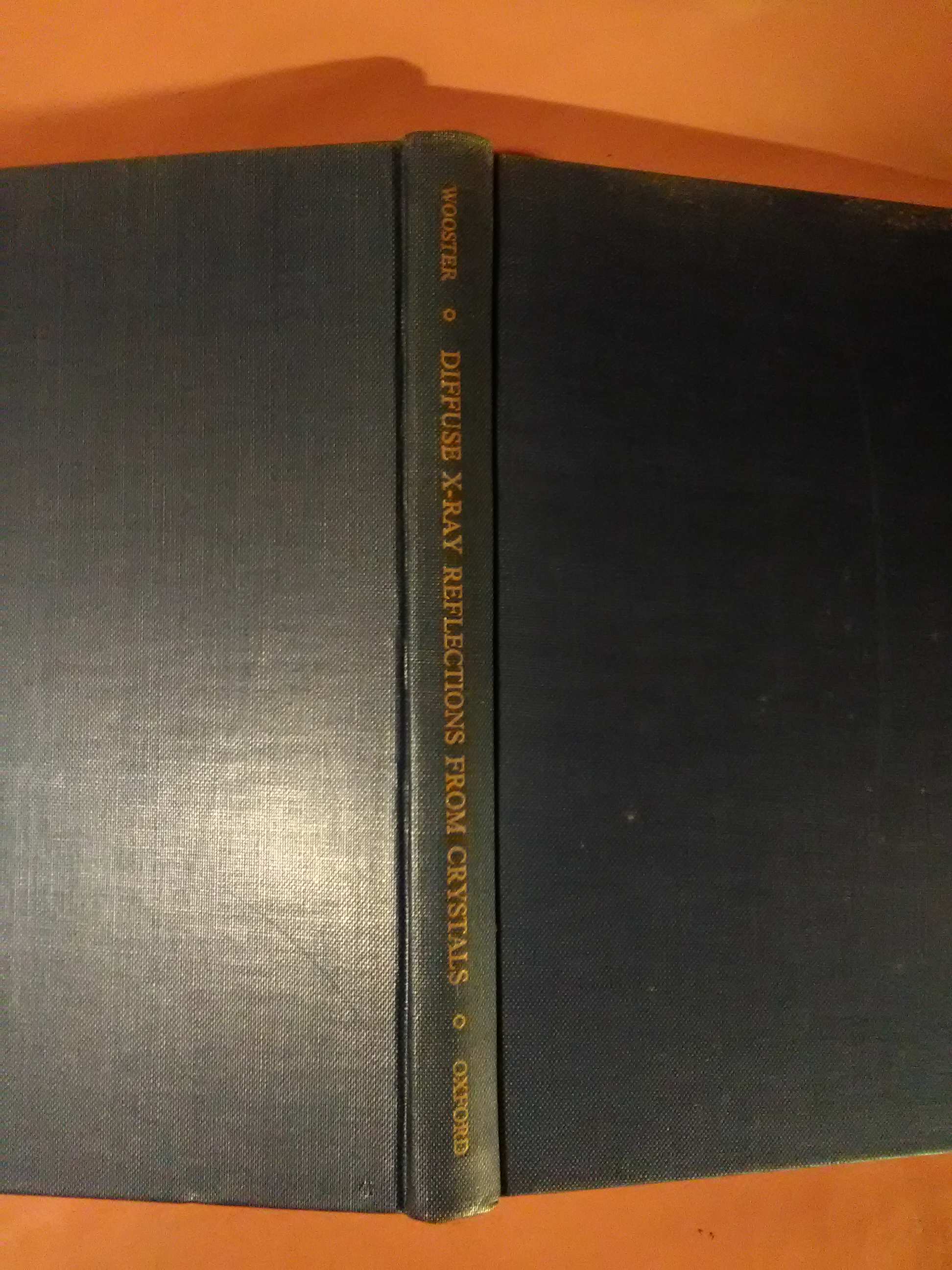 Diffuse X-Ray Reflections from Crystals by Wooster, W. A.: Very Good ...