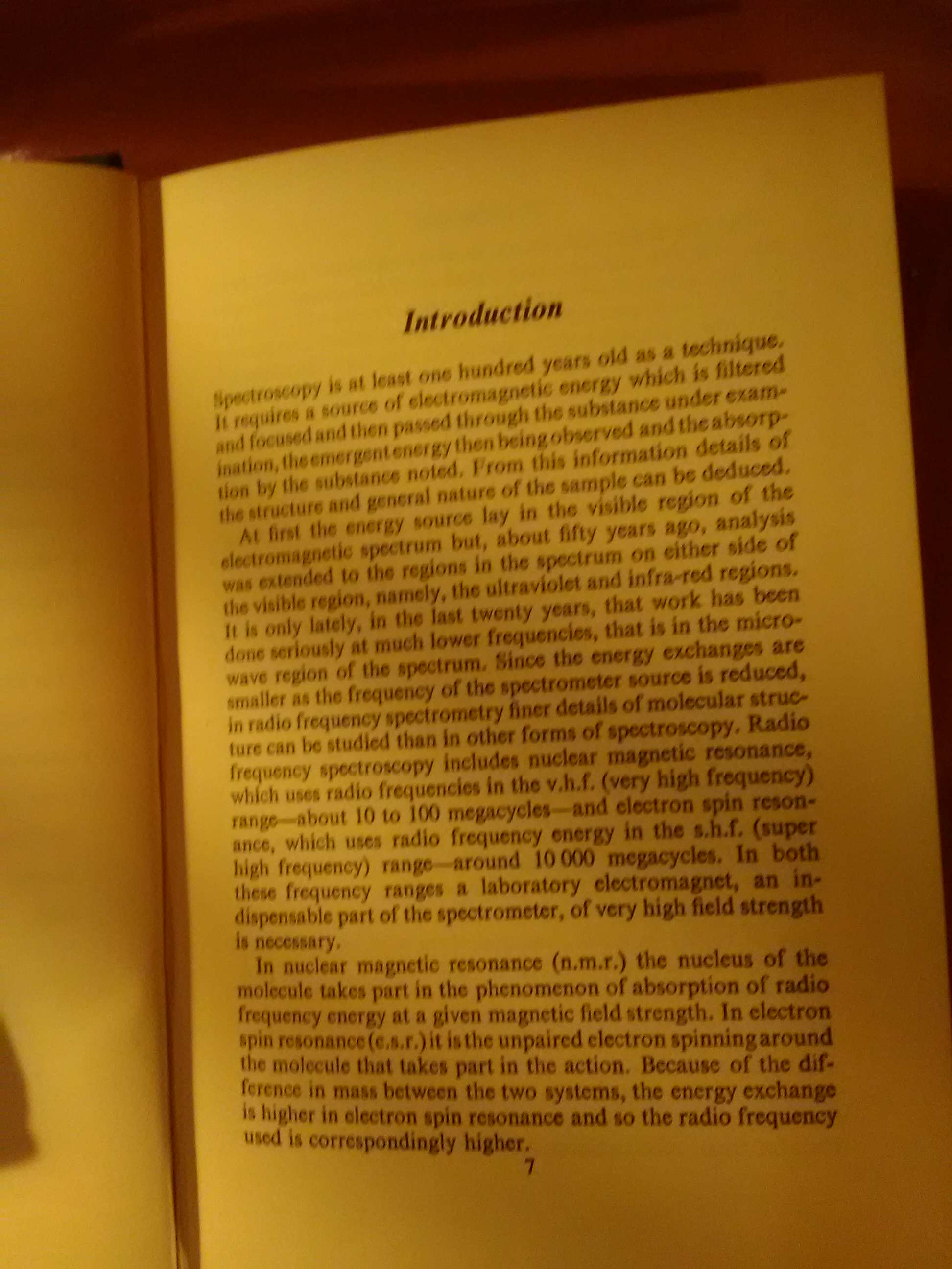 Introduction to Microwave Spectroscopy by Squire, Terence L.: Very Good Hardcover (1963) 1st ...
