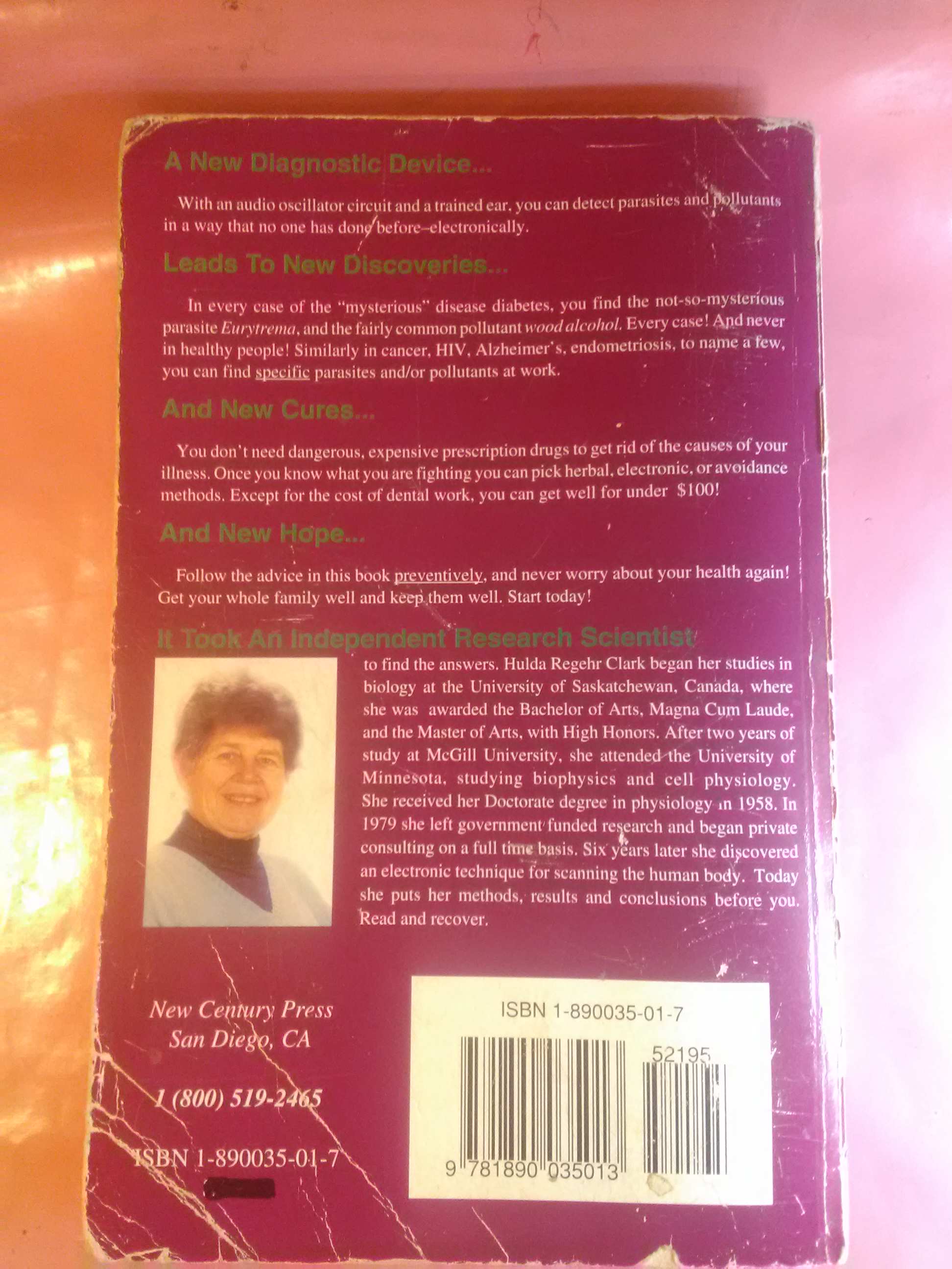 The Cure for all Diseases par Clark, Hulda Regehr: Fair Soft cover ...