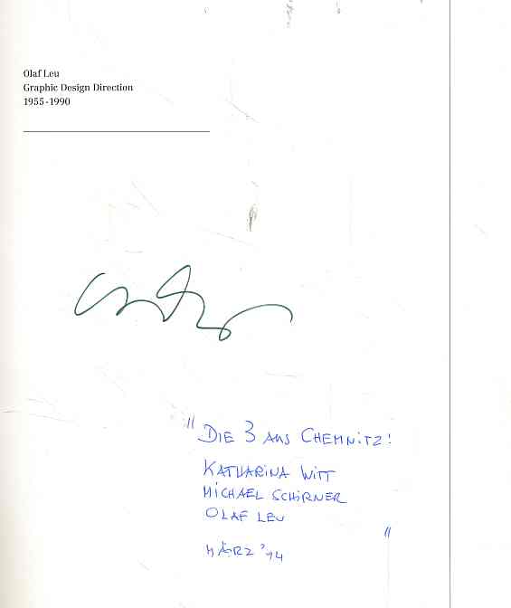 Olaf Leu, Graphic Design Direction 1955 - 1990. Deutsches Plakat-Museum ...