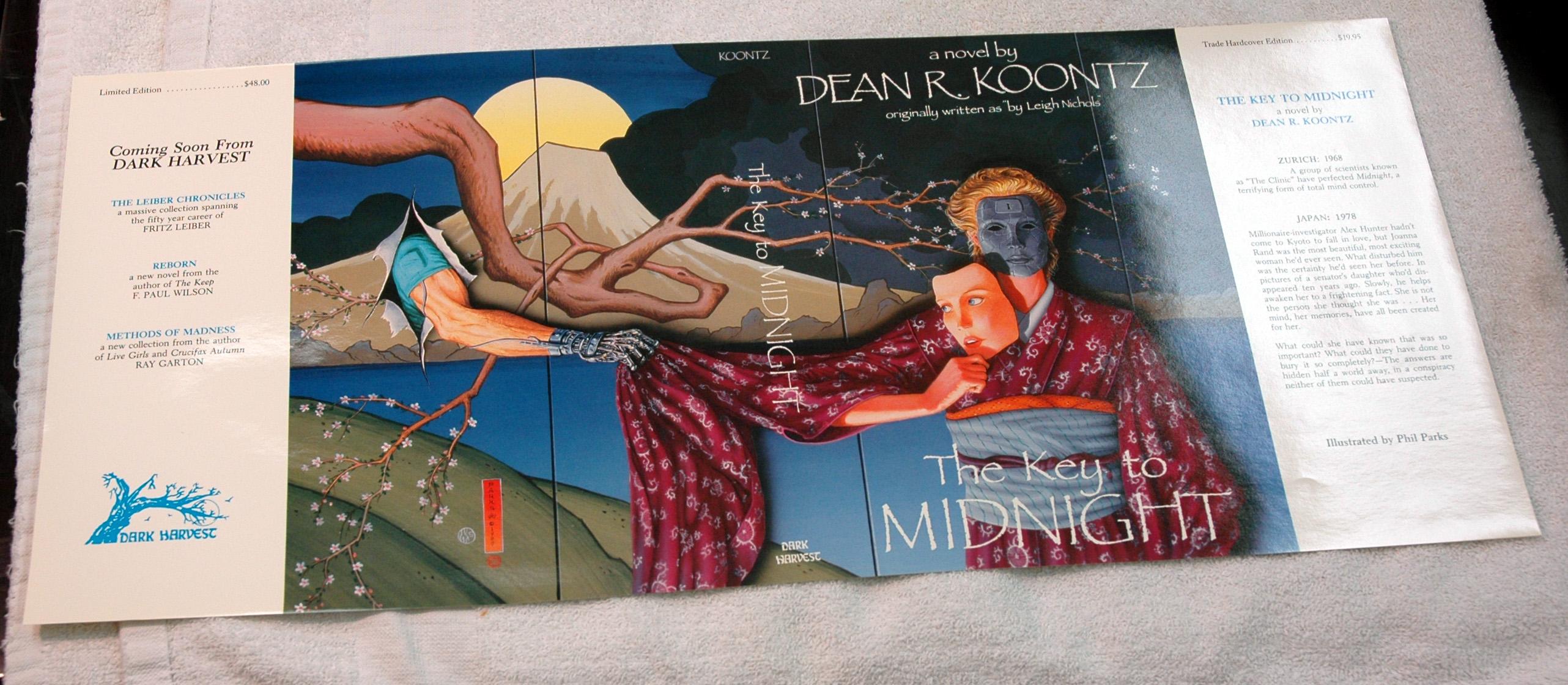 The Key to Midnight Dust Jacket by Koontz, Dean R. Writing as Leigh ...