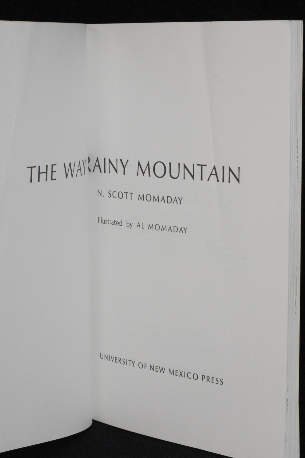 The Way to Rainy Mountain by N. Scott Momaday: Very Good Soft cover ...