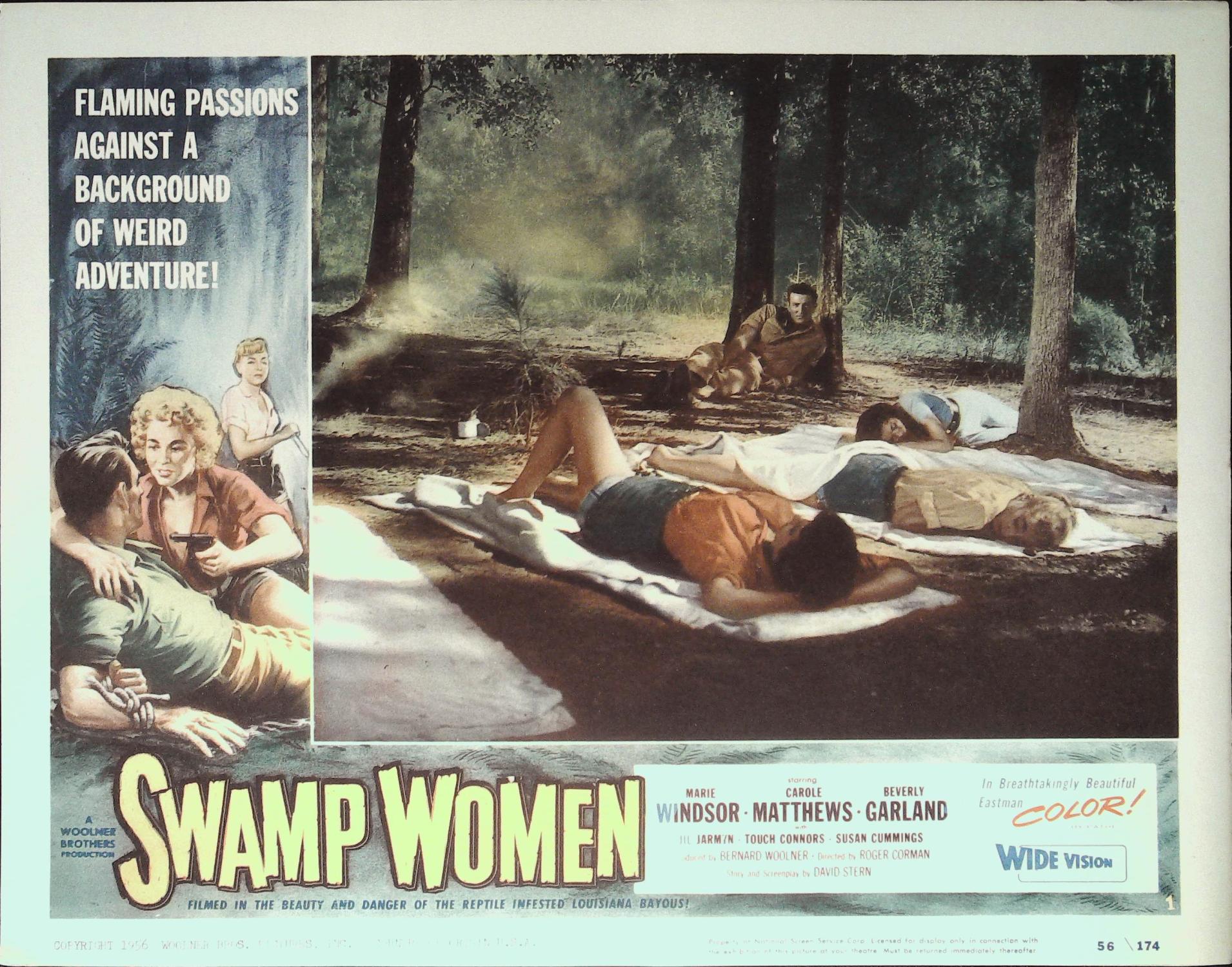 Swamp Women Lobby Card #1 1956 Roger Corman by Directed by Roger Corman ...