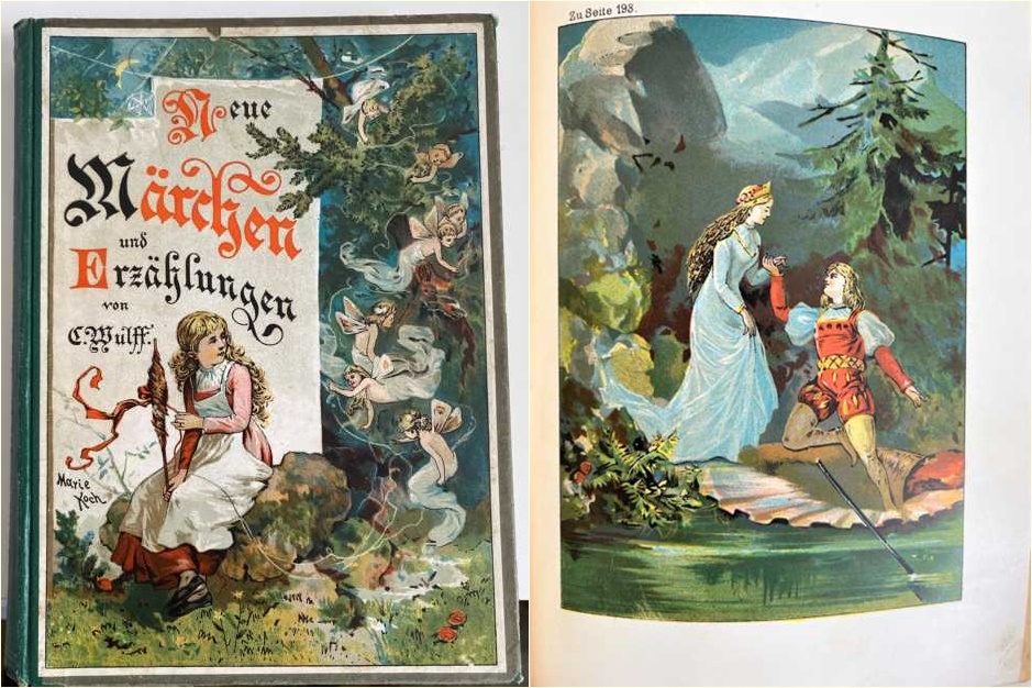 Neue Märchen und Erzählungen von Karl Wulff . Mit Farbendruck ...