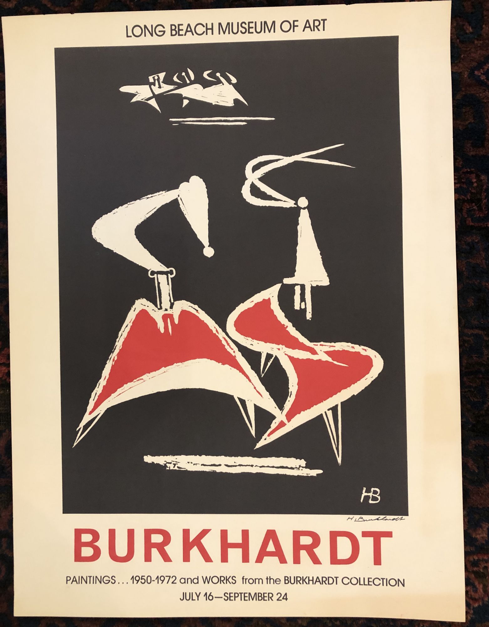 BURKHARDT Paintings.1950-1972 and Works from the Burkhardt Collection ...