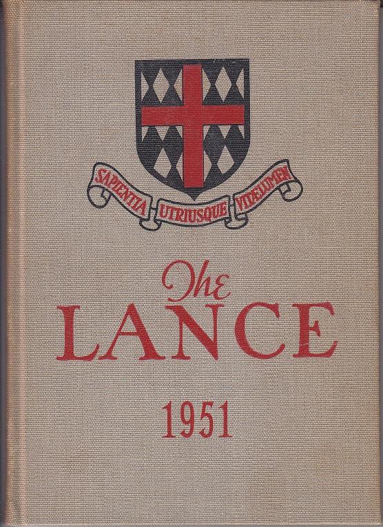 The Lance. St. George's School - 1951 [Yearbook]: Good++ Hardcover ...