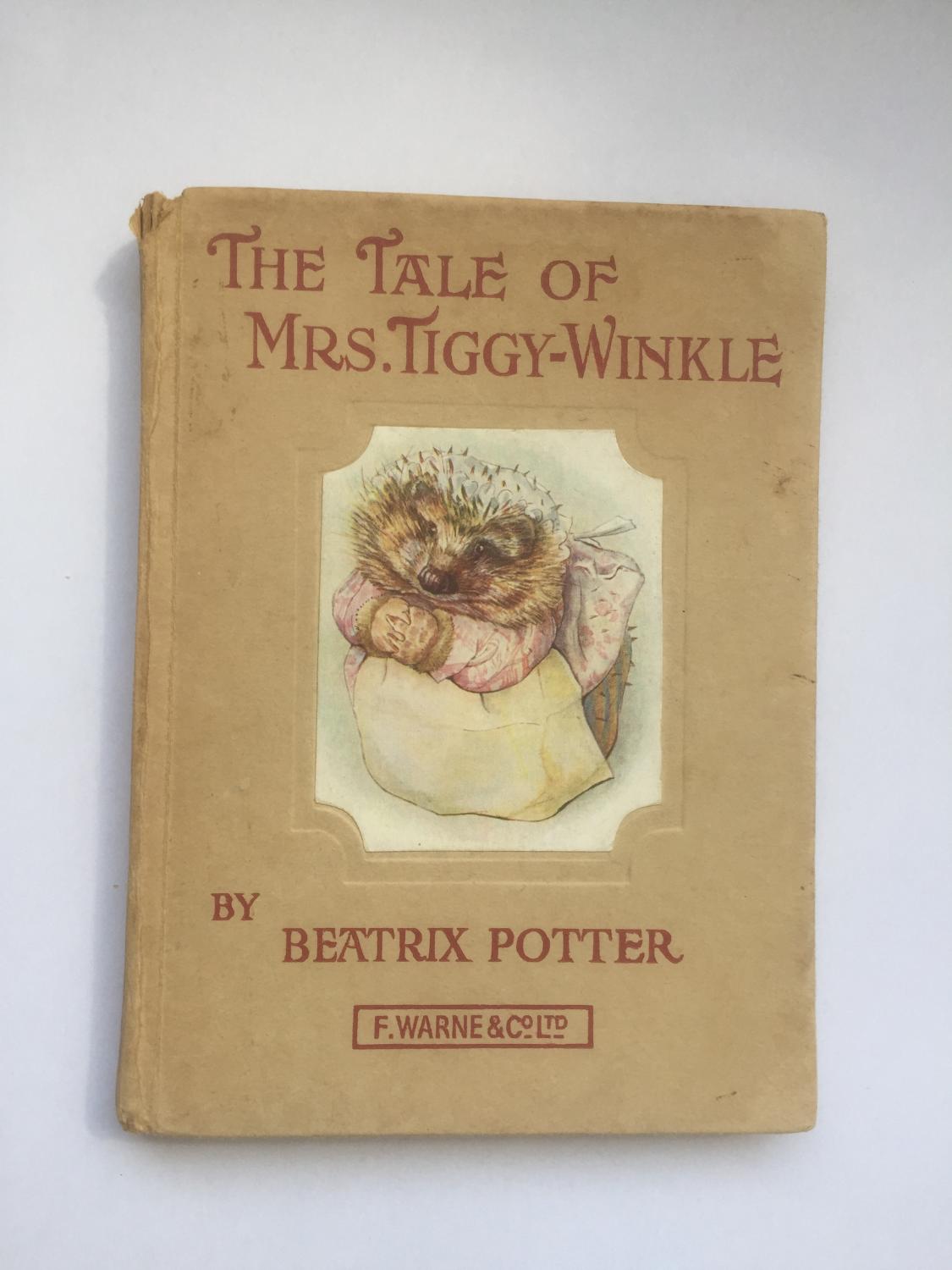 The Tale of Mrs. Tiggy-Winkle by Beatrix Potter: Fair Hardcover (1905 ...