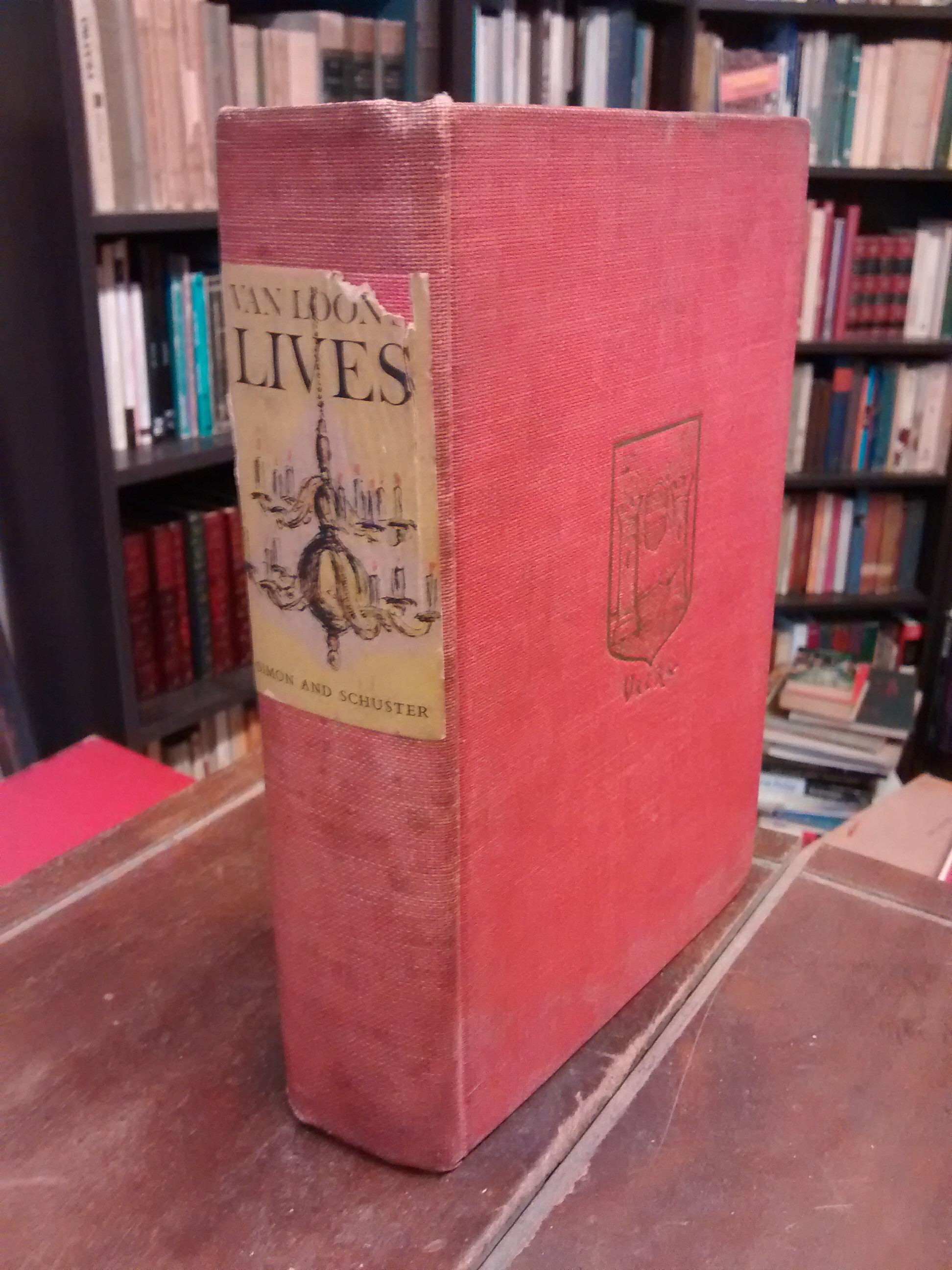 Van Loon's Lives by Hendrik Willem Van Loon: Muy bien tapa dura (1943 ...