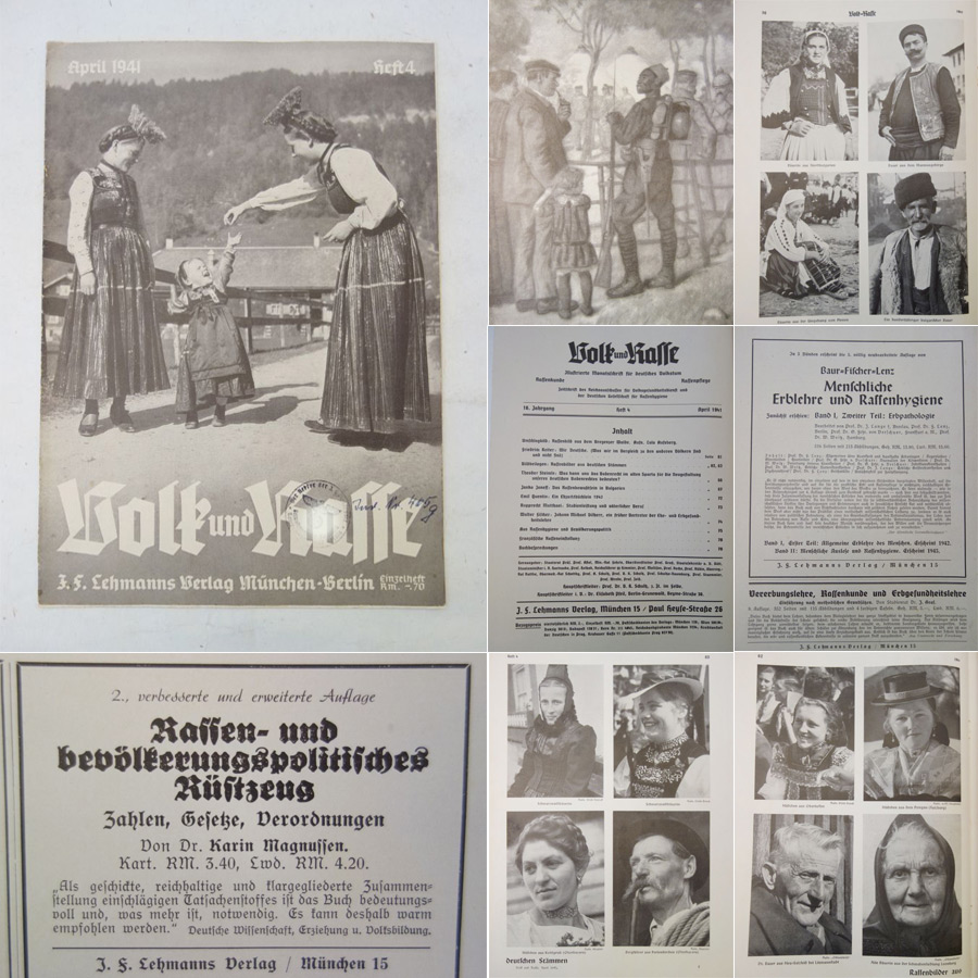 Volk und Rasse. Illustrierte Monatsschrift für deutsches Volkstum ...