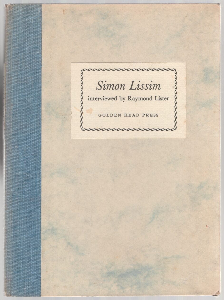 Simon Lissim Interviewed by Raymond Lister by LISSIM, Simon, Raymond ...