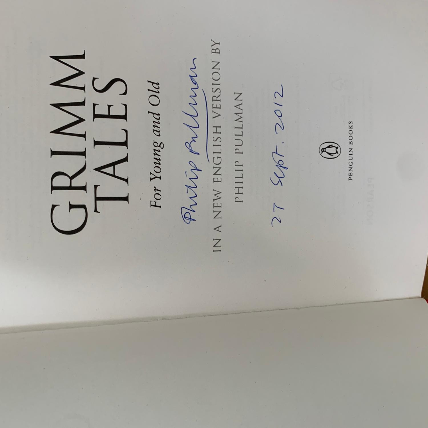 Grimm Tales For Young and Old (signed) de Pullman Philip: Fine ...