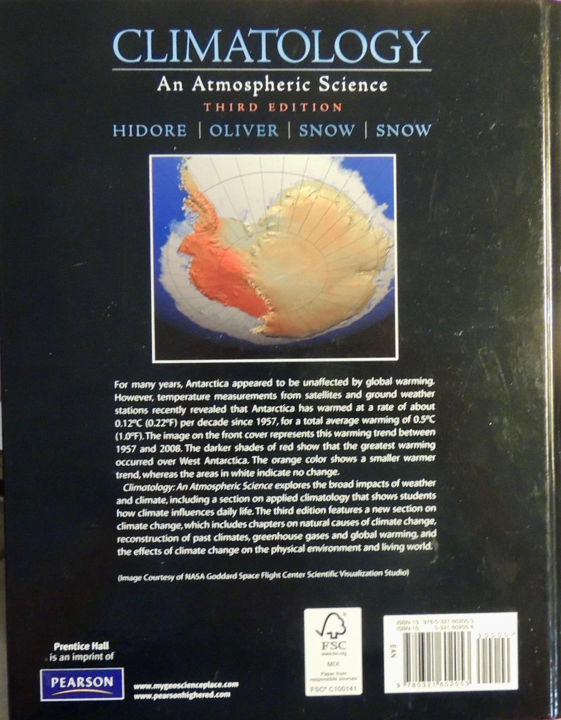 Climatology: An Atmospheric Science (3rd Edition) by Hidore, John J ...