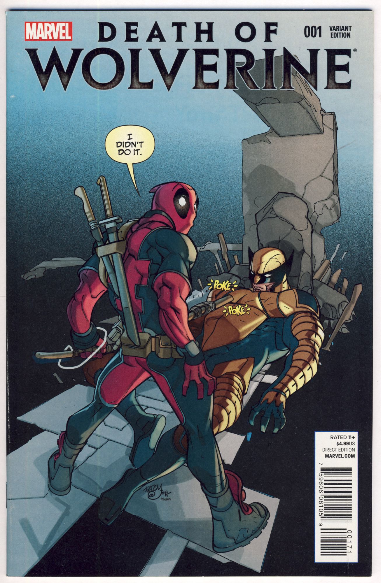 Death of Wolverine #1 Double Variant Cover. (Canadian Cover + Pasqual ...