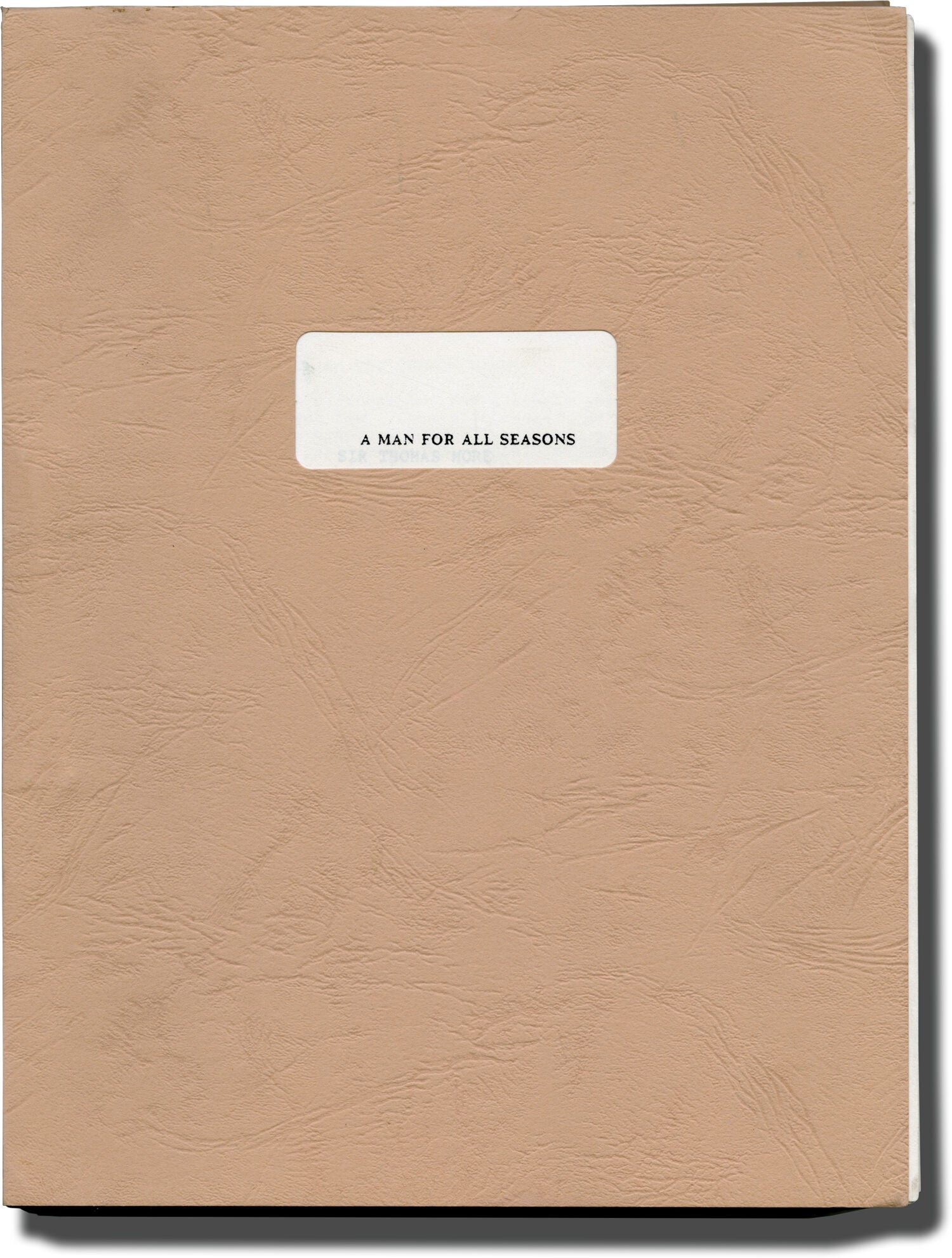 A Man for All Seasons (Original screenplay for the 1988 television film ...