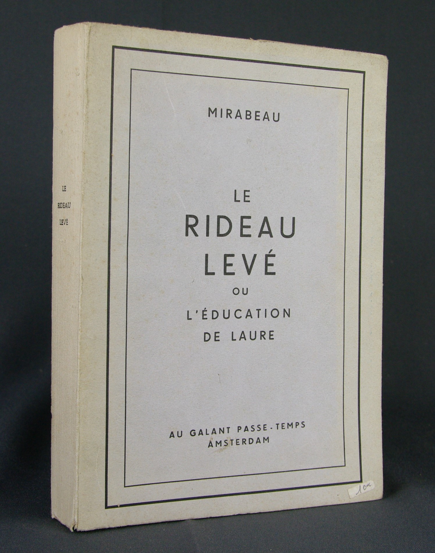 Le Rideau levé ou l'éducation de l'autre de Mirabeau: Bon état | Livres ...