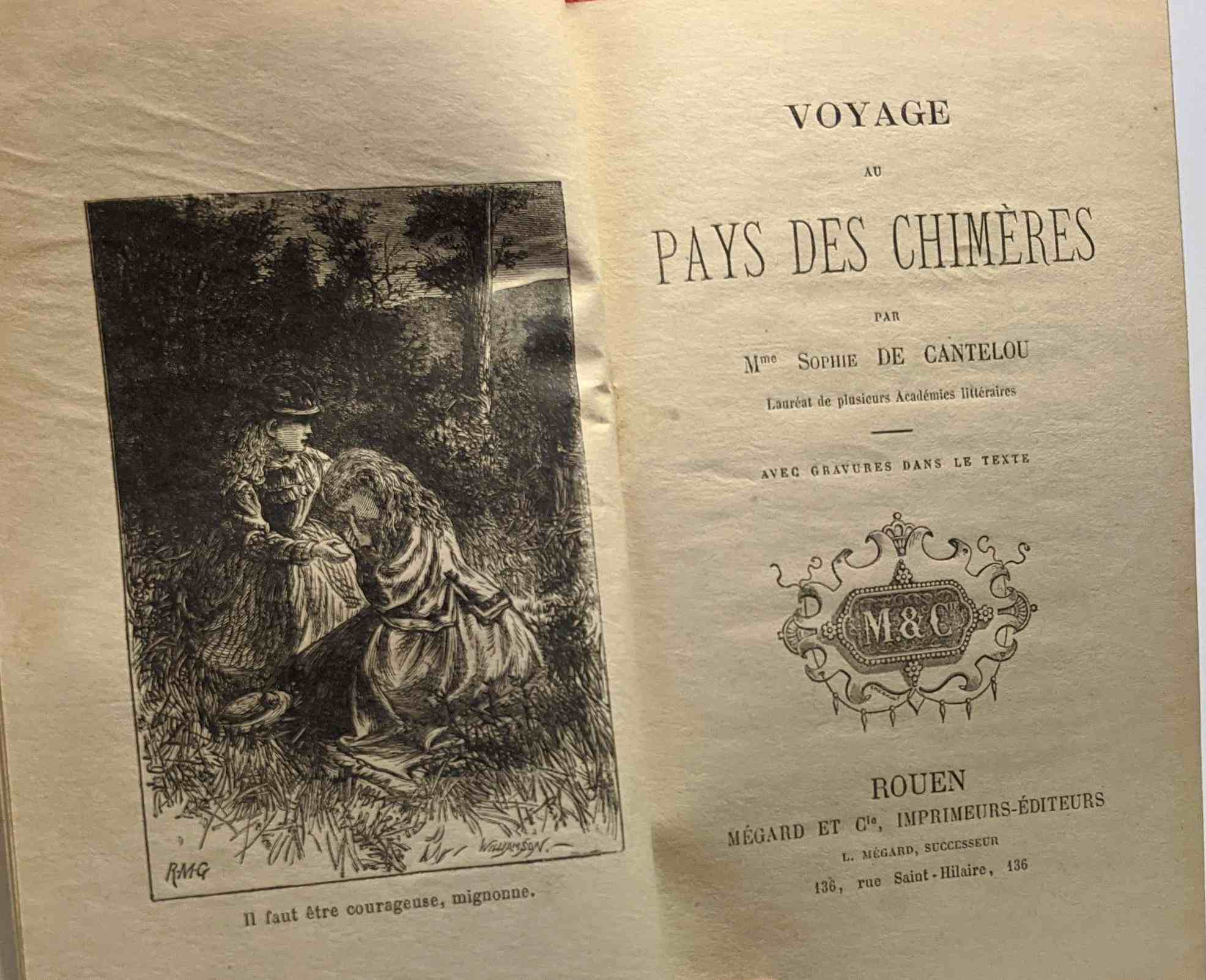 Voyage au pays des chimères - avec gravures dans le texte by De ...