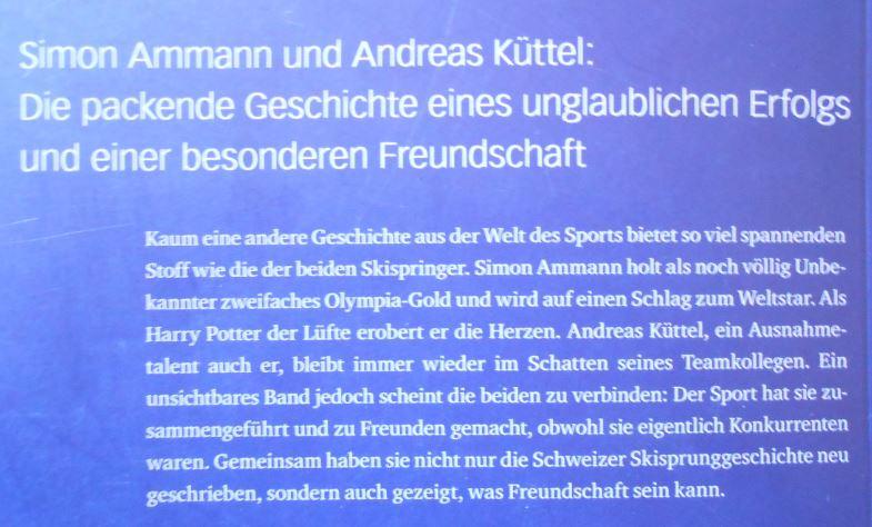 Simon Ammann & Andreas Küttel: Die ungleichen Zwillinge von Wälti, Marc ...